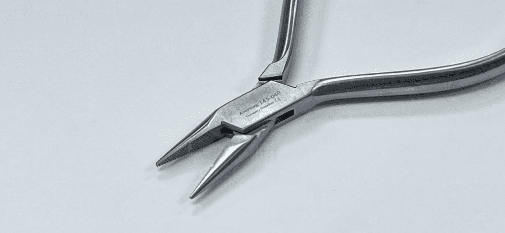 PLIER, NEEDLE NOSE - American Surgical Specialties Company
