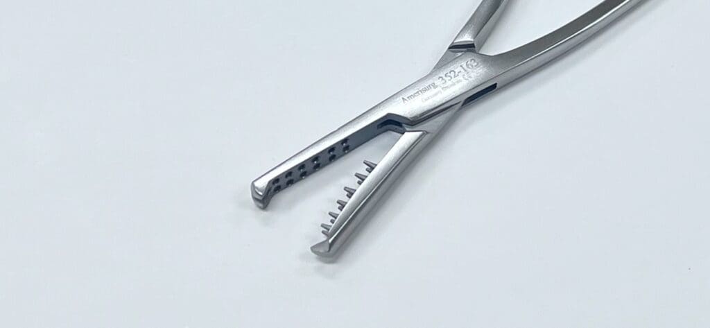 MENISCUS CLAMP, ANGLED - American Surgical Specialties Company