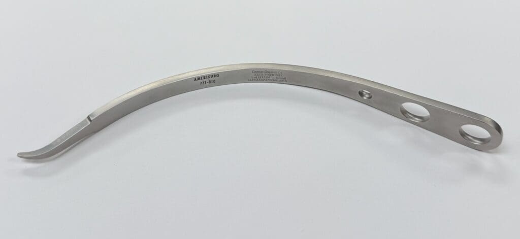 ZIMMER STYLE KNEE RETRACTOR, NARROW - American Surgical Specialties Company