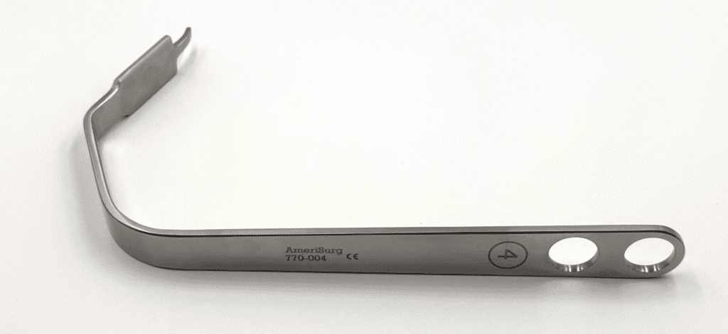 MIS POSTEROLATERAL RETRACTOR SET, HOHMANN DOUBLE BEND NARROW - American ...