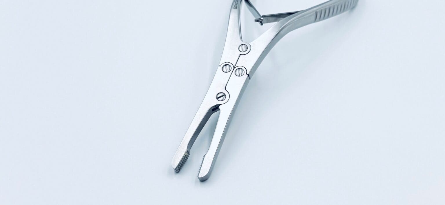 SEPTUM MORSELIZING FORCEPS, ANGLED - American Surgical Specialties Company